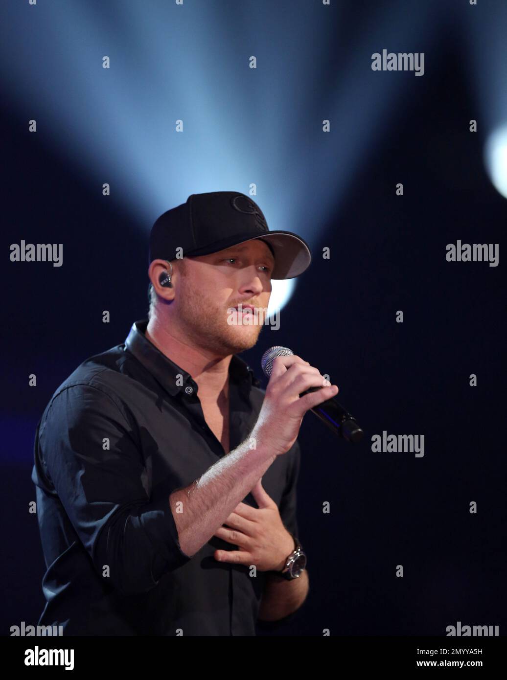 Cole Swindell performs “You Should Be Here” at the 51st annual Academy ...
