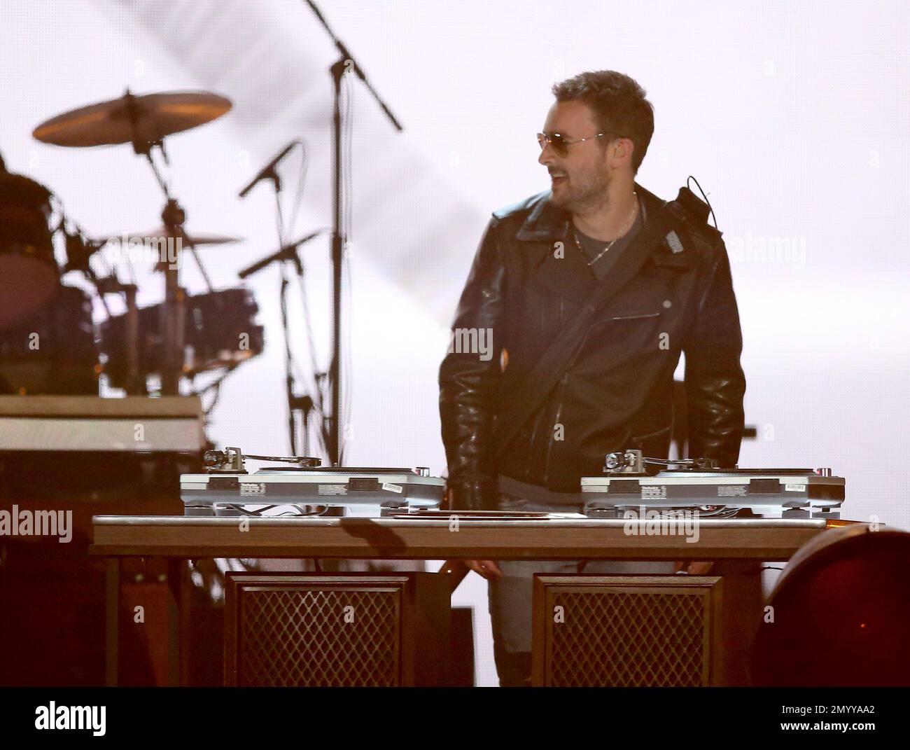 Eric Church performs at the 51st annual Academy of Country Music Awards ...