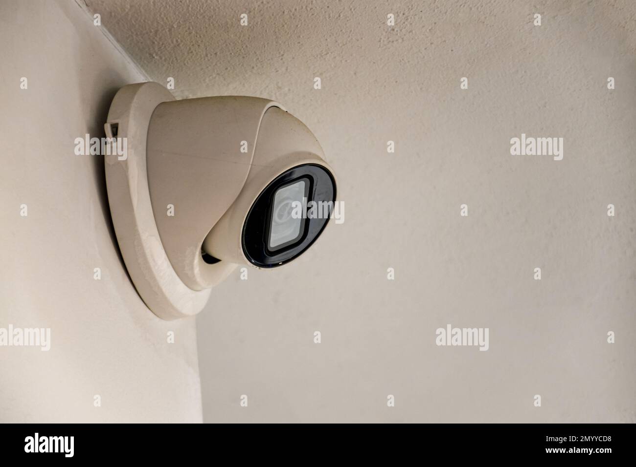 Security Camera System, CCTV Camera installed indoors on the wall ...