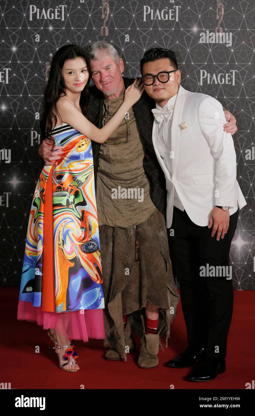 From left, Chinese actress Jessie Li, Australian-Hong Kong ...