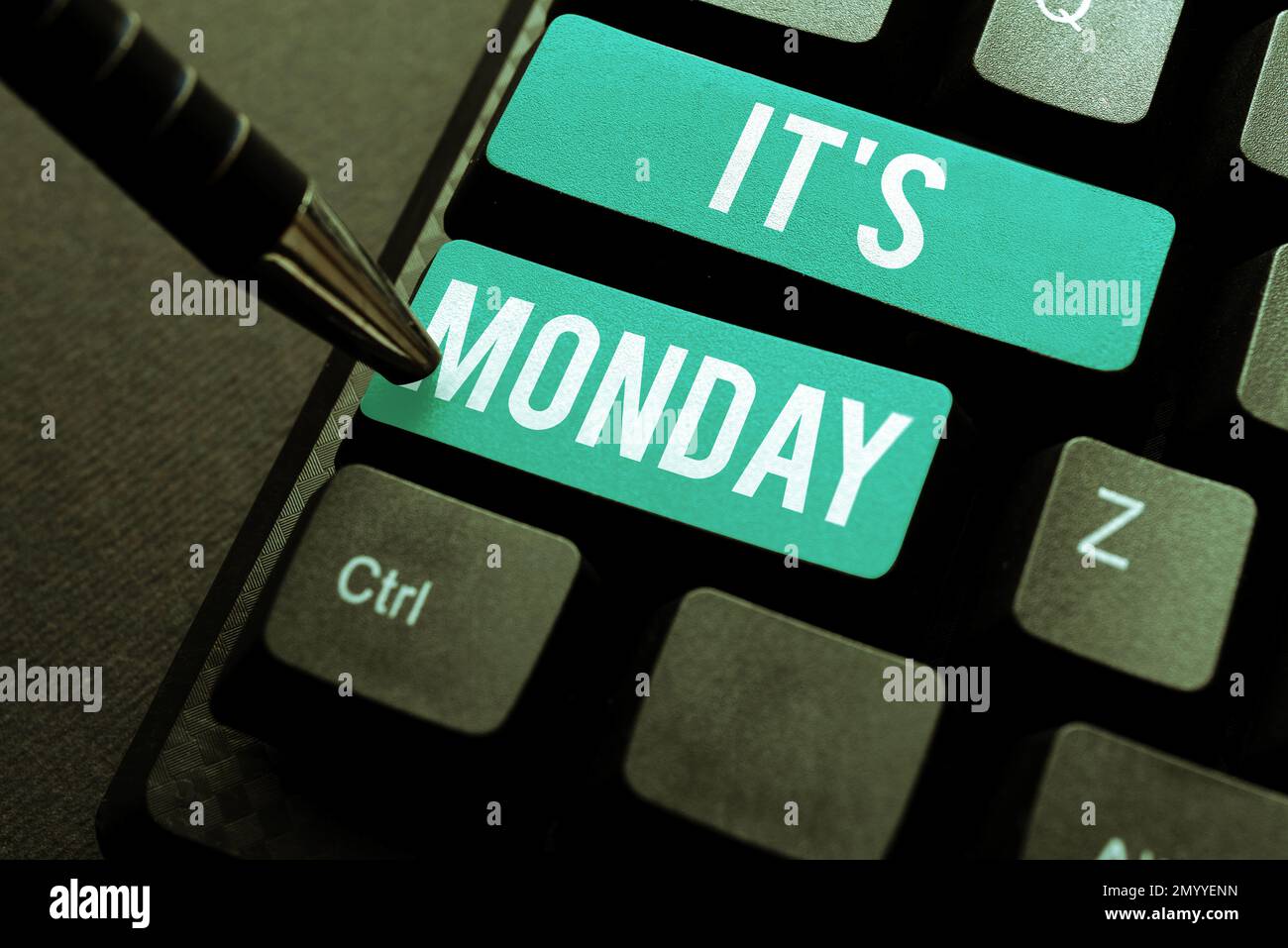 Text caption presenting It's Monday. Word Written on welcoming the ...