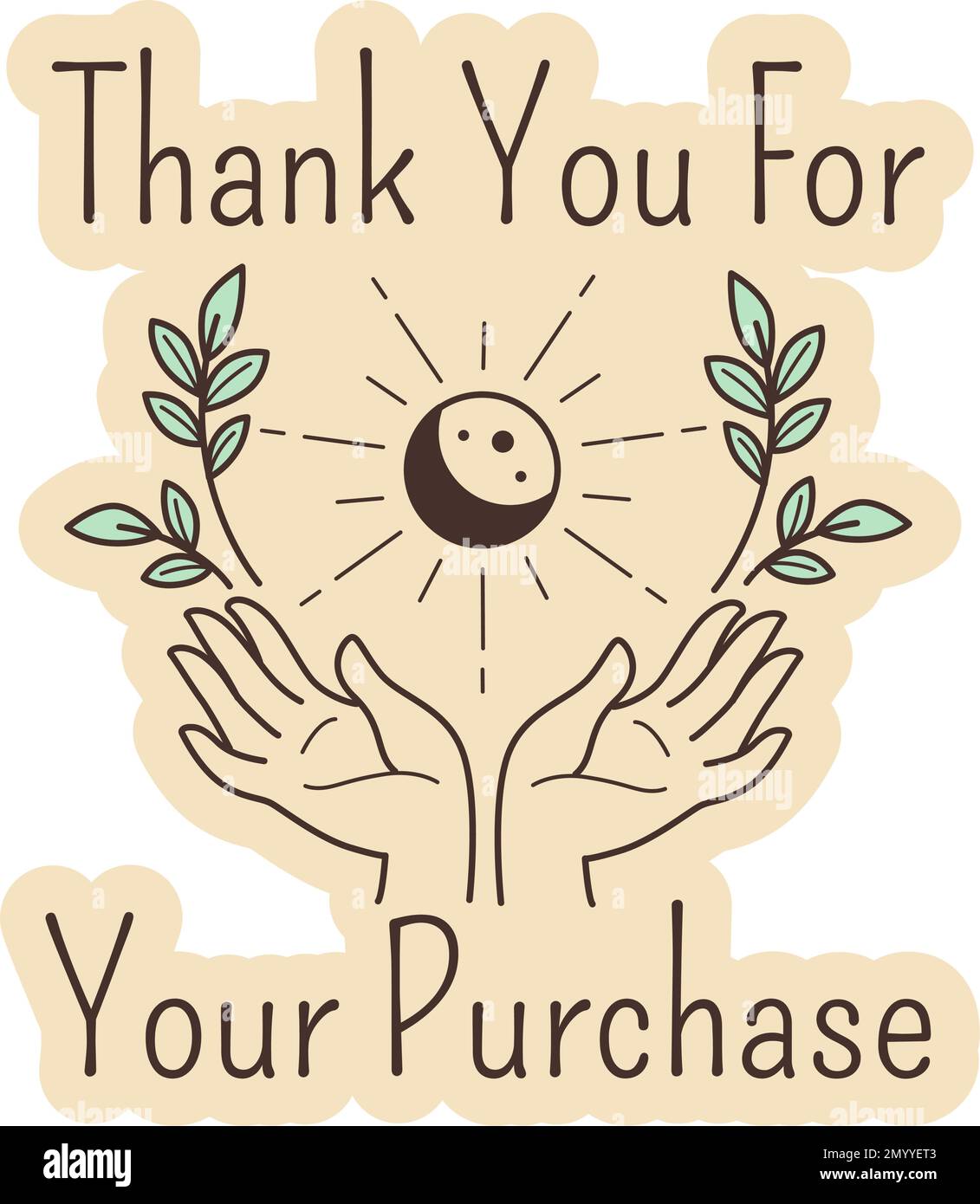 Gratitude to client, thank you for order vector Stock Vector Image ...