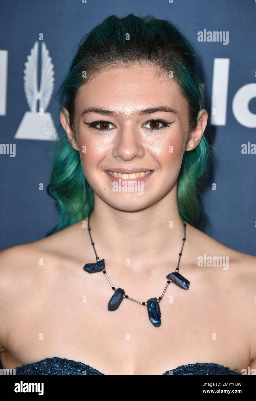 Nicole Maines Arrives At The 27th Annual Glaad Media Awards At The