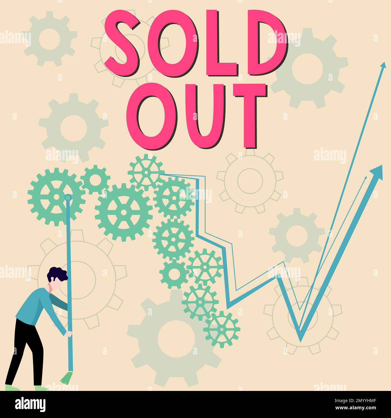 Inspiration showing sign Sold Out. Business showcase Not available ...