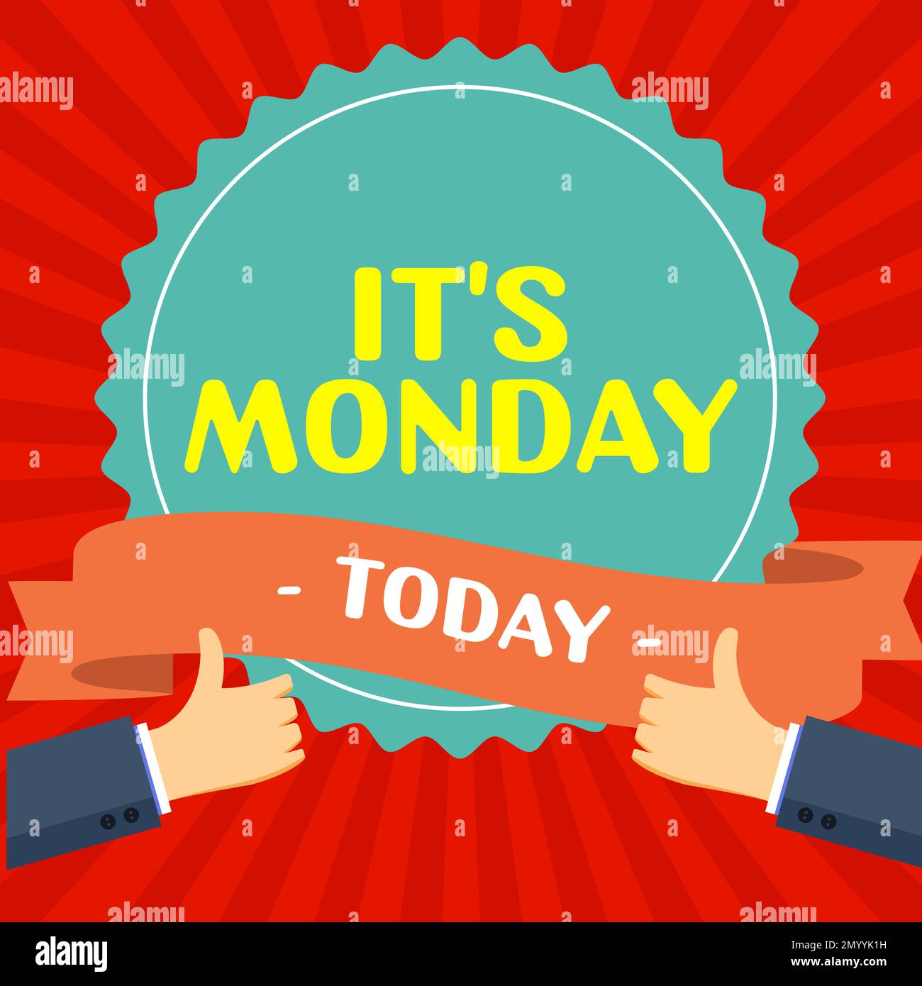Inspiration showing sign It's Monday. Word Written on welcoming the ...