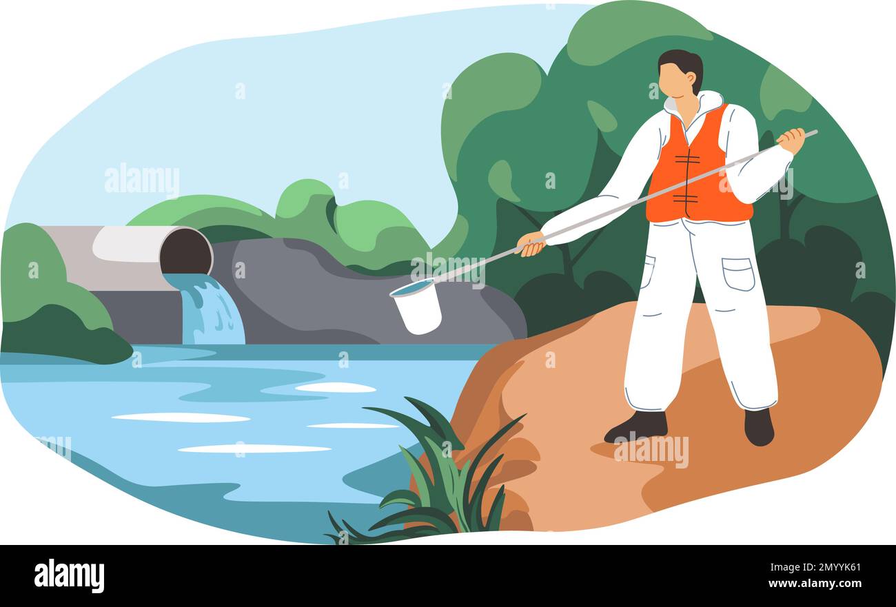 Environmental sampling Stock Vector Images - Alamy