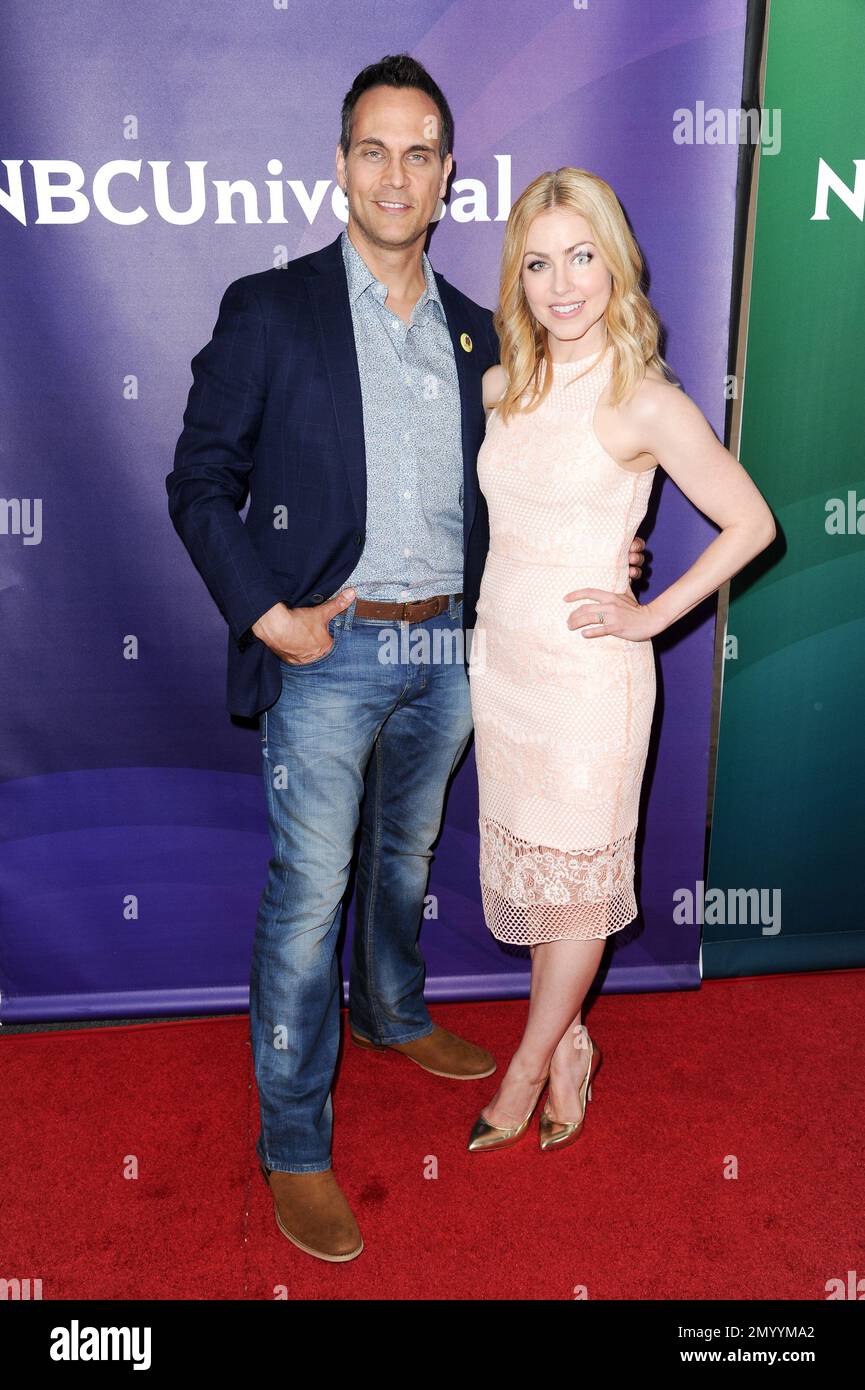 Todd Stashwick, left, and Amanda Schull attend the 2016 NBC Universal ...
