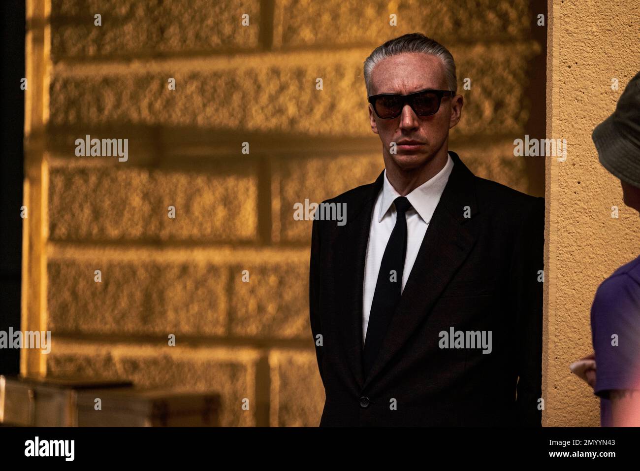 ADAM DRIVER in FERRARI (2023), directed by MICHAEL MANN. Credit: Forward Pass / Album Stock ...