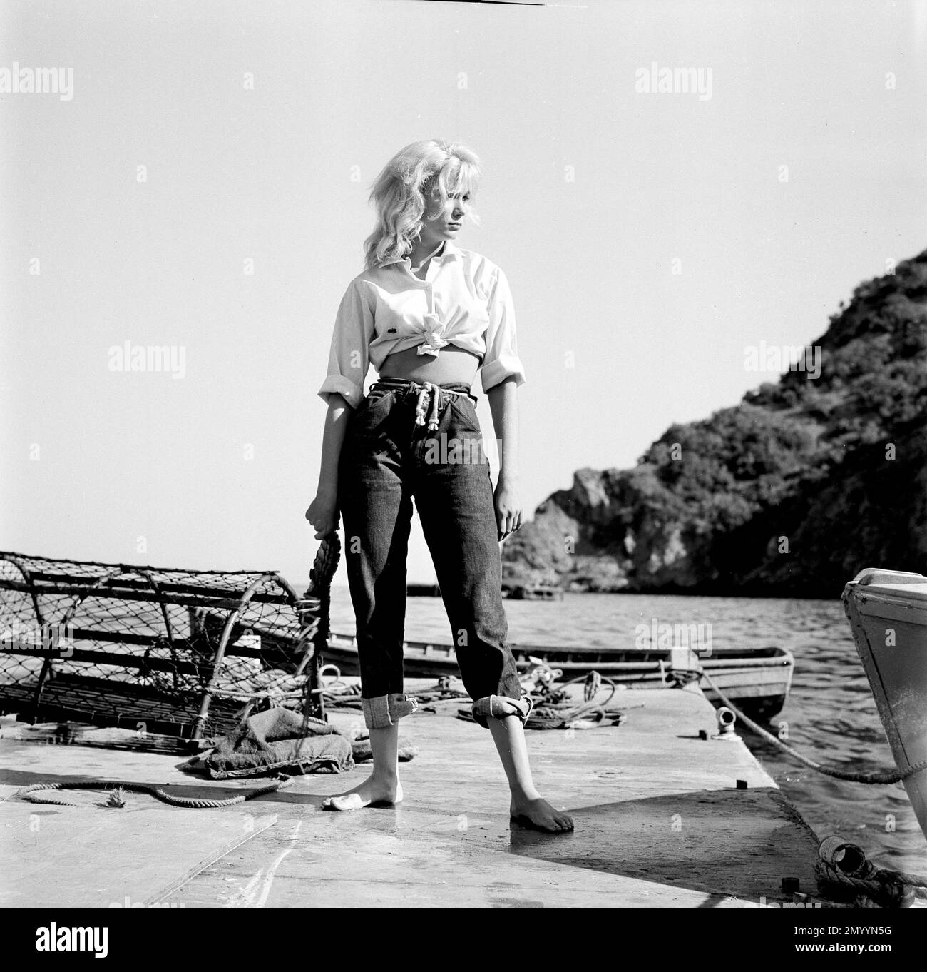 YVETTE MIMIEUX in PLATINUM HIGH SCHOOL (1960), directed by CHARLES F ...
