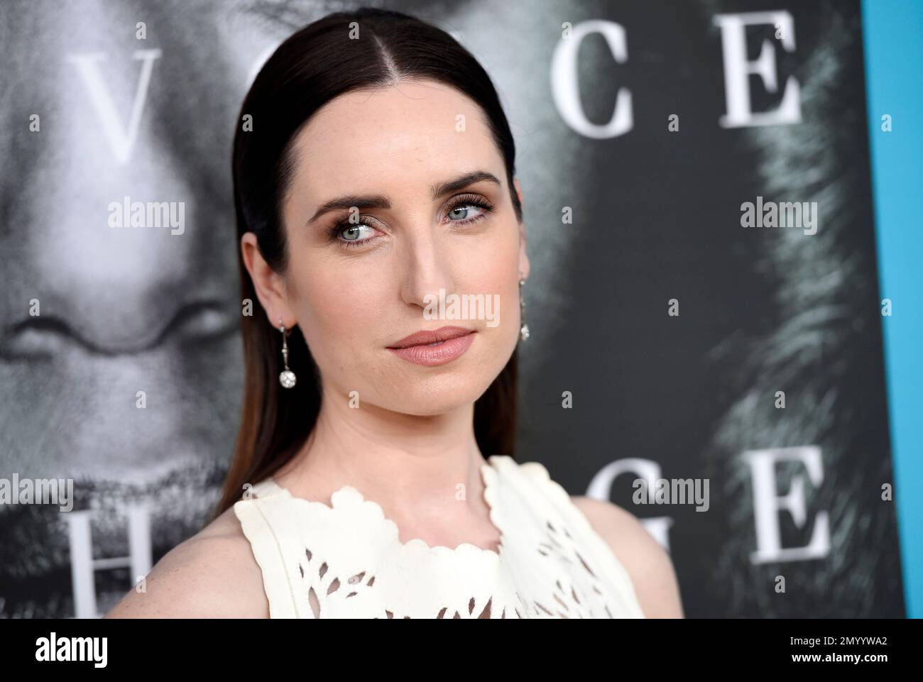 Zoe Lister-Jones, a cast member in "Confirmation," poses at the ...