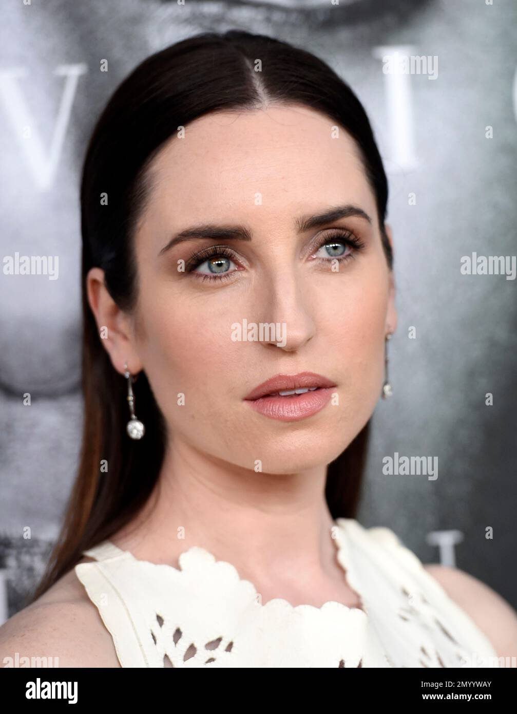Zoe Lister-Jones, a cast member in "Confirmation," poses at the ...