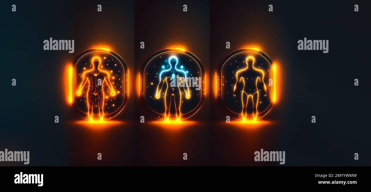 Generative glow hi-res stock photography and images - Alamy