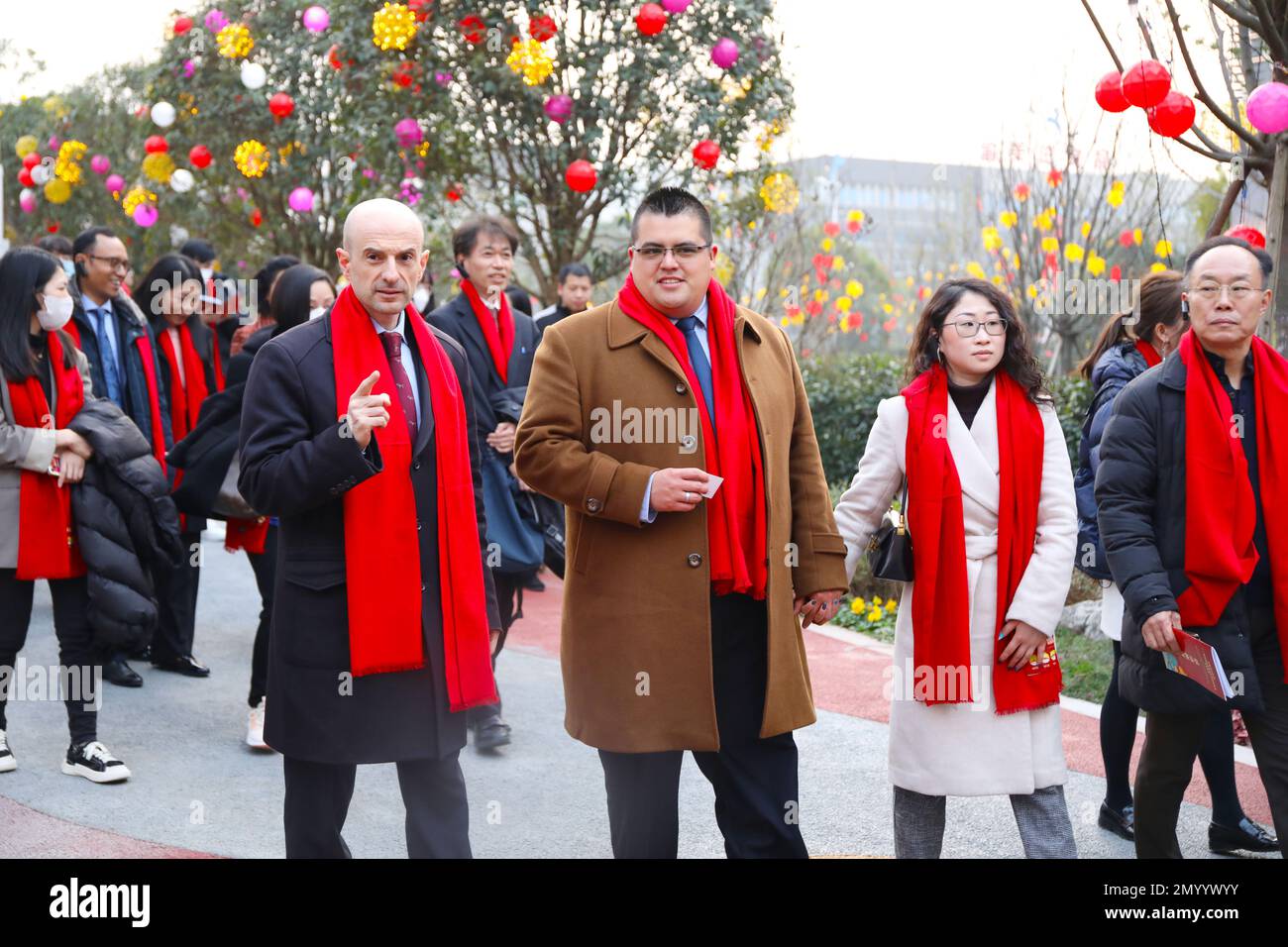 CHONGQING, CHINA - FEBRUARY 4, 2023 - Consular officials from the ...