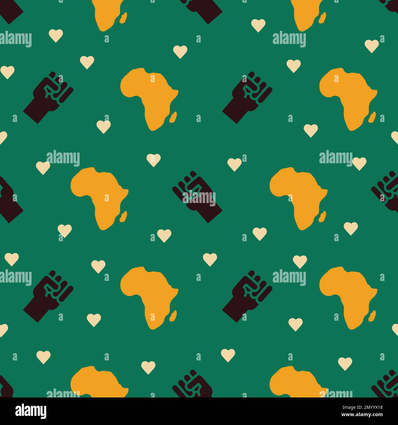 Black lives matter vector repeat pattern background design Stock Vector ...