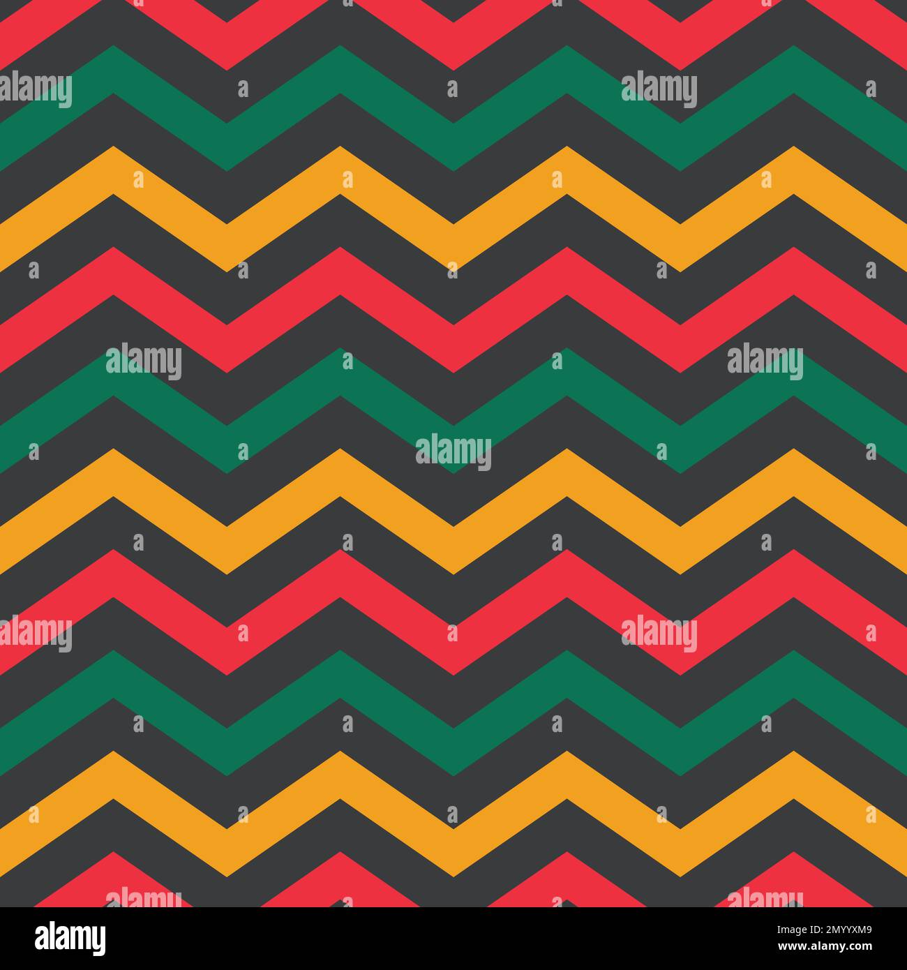 Horizontal chevrons African Colors Vector repeat pattern background ...