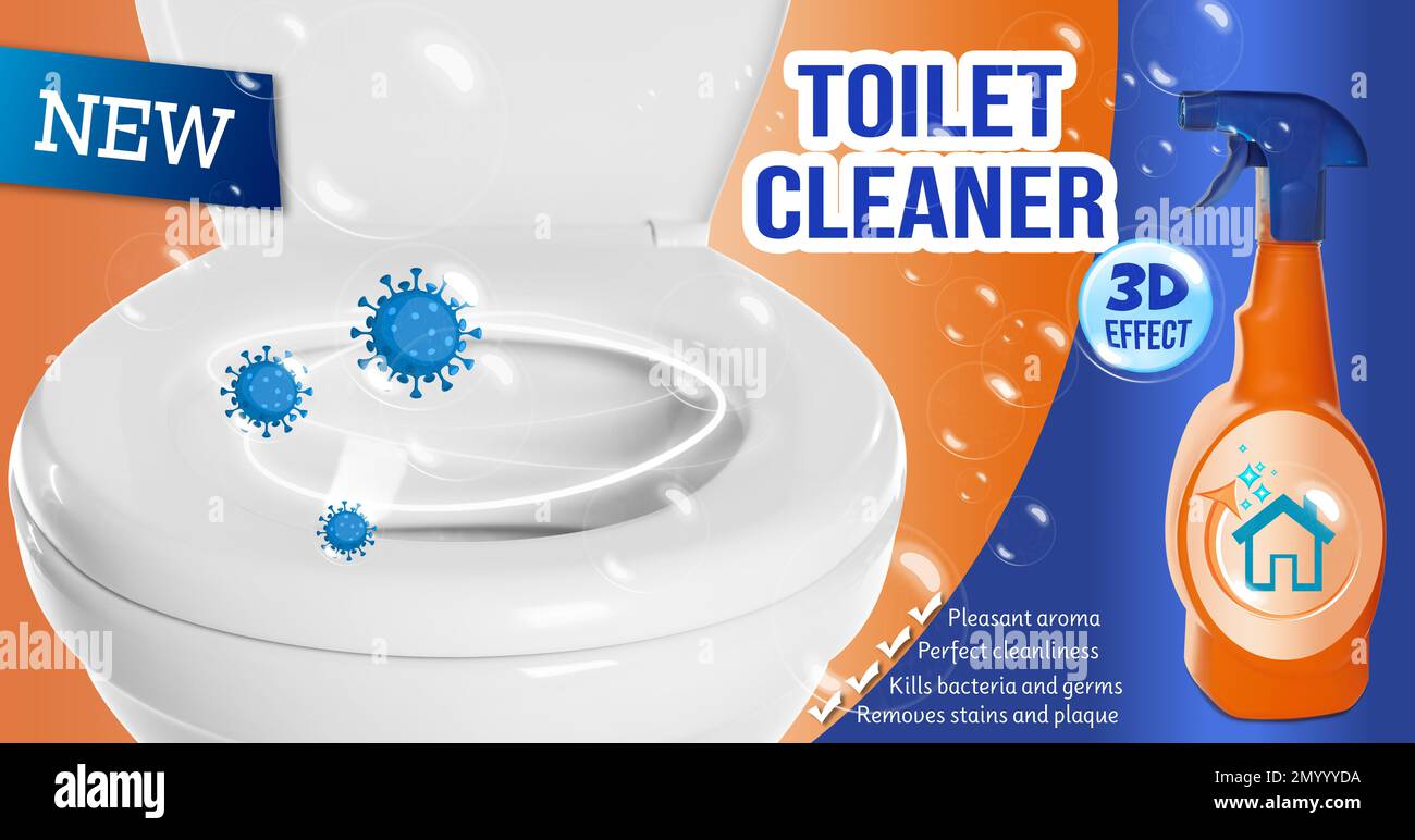 Toilet cleaner poster hi-res stock photography and images - Alamy