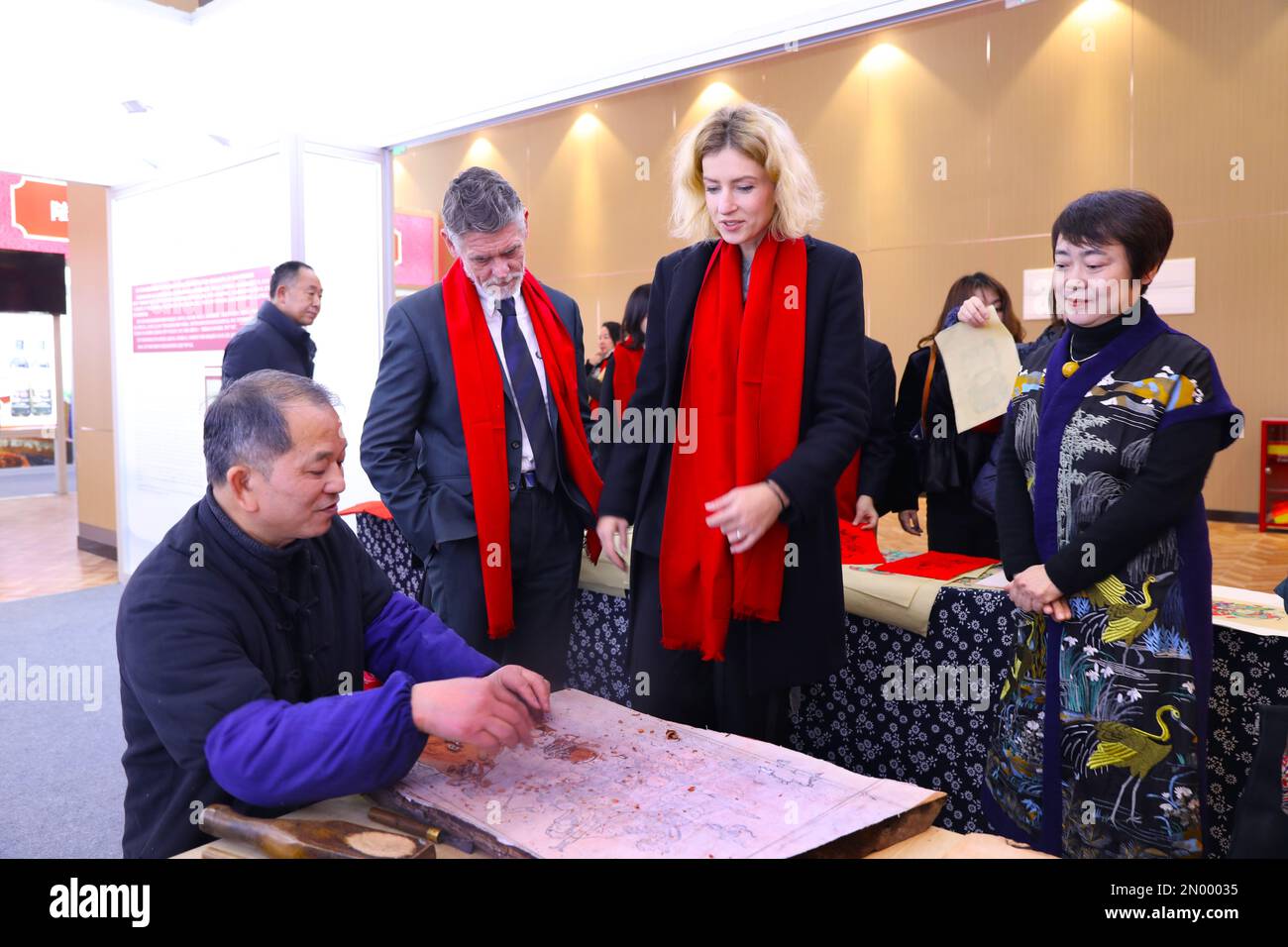CHONGQING, CHINA - FEBRUARY 4, 2023 - Consular officials of the ...