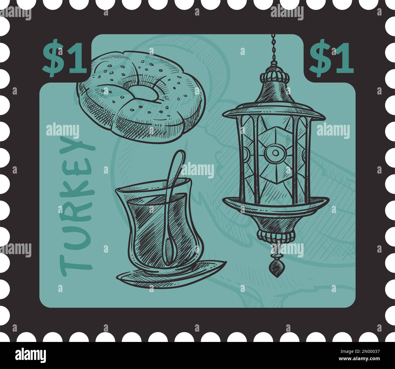 Assorted delicious grilled meat top Stock Vector Images - Alamy