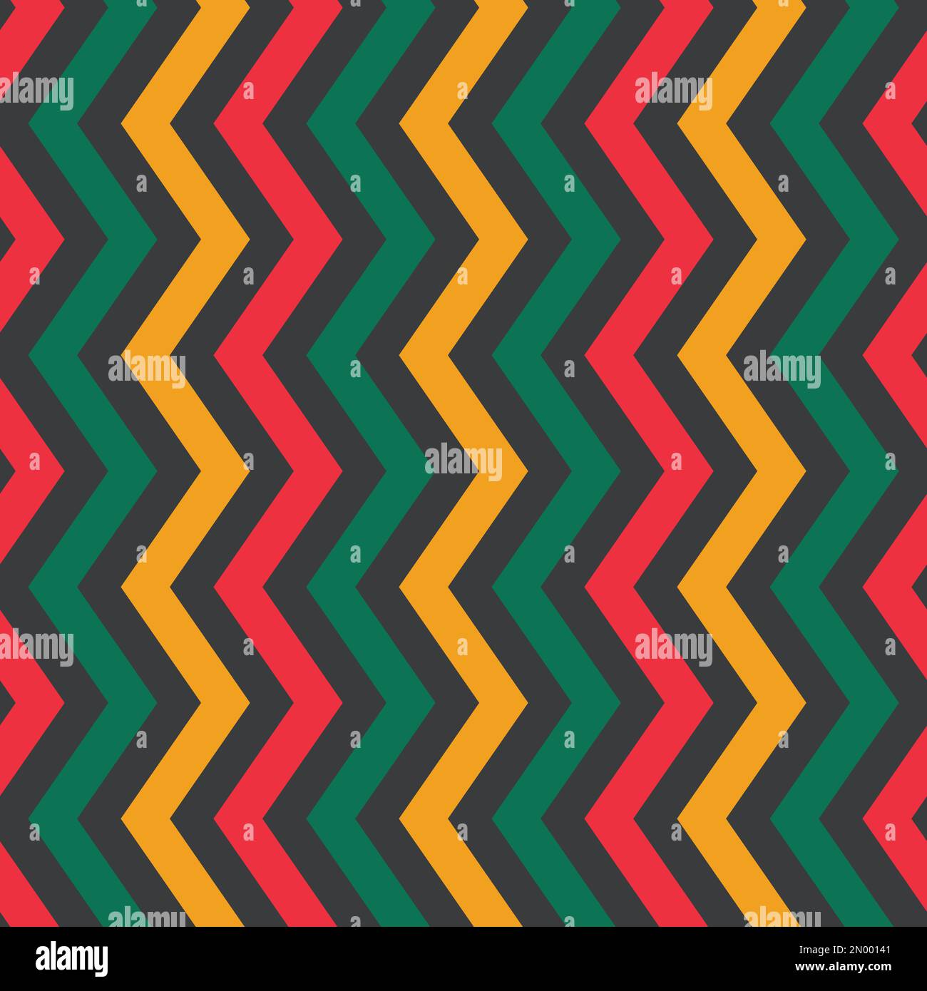 Vertical chevrons African Colors Vector repeat pattern background Stock ...