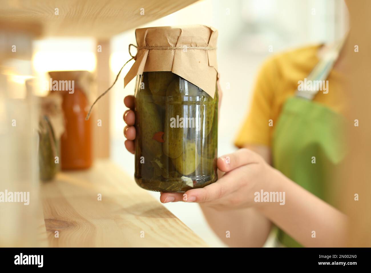 Pickles on shelf hi-res stock photography and images - Alamy