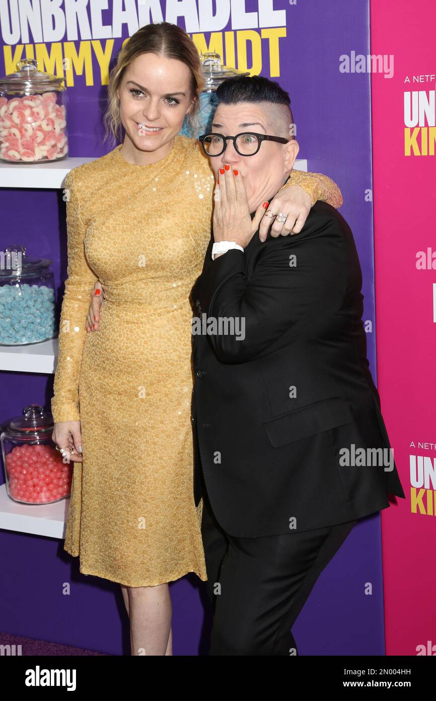 Taryn Manning, left, and Lea DeLaria attend the premiere of Netflix's ...