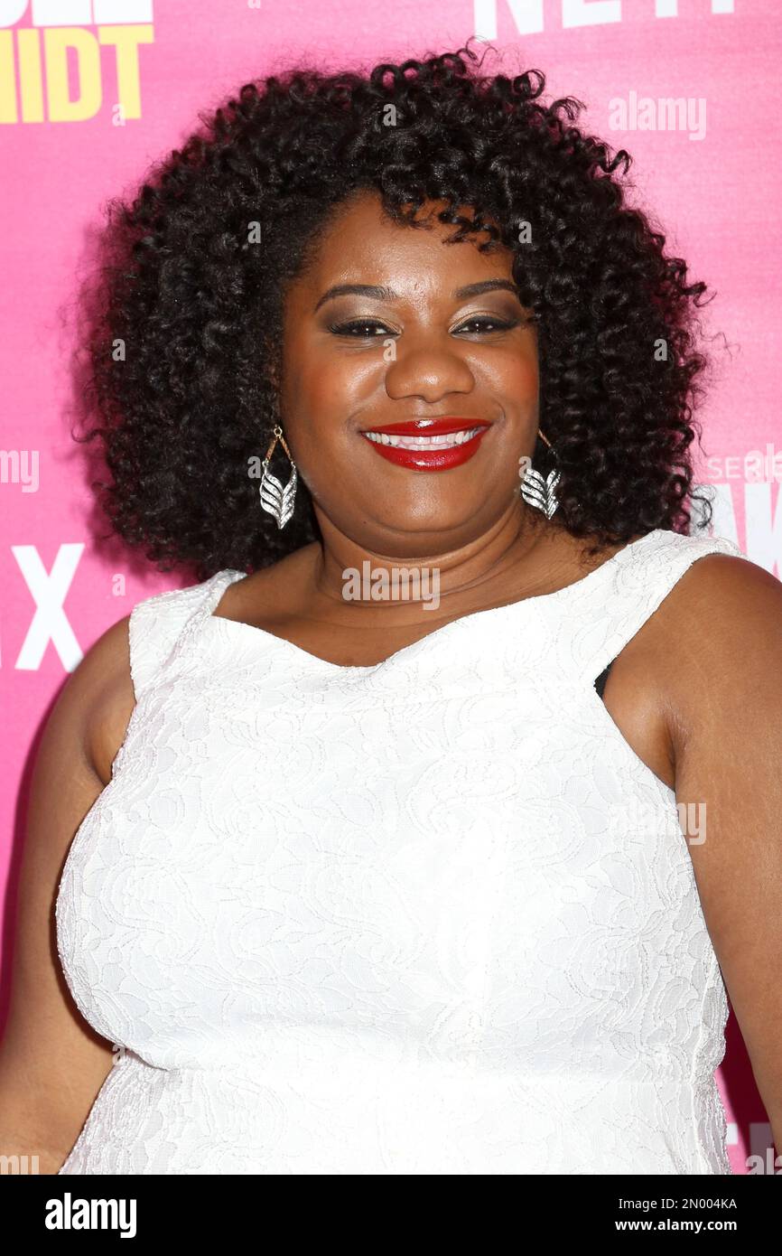 Adrienne Moore attends the premiere of Netflix's "Unbreakable Kimmy ...