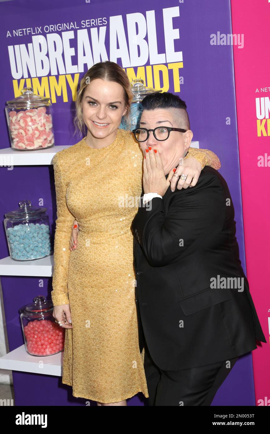 Taryn Manning, left, and Lea DeLaria attend the premiere of Netflix's ...