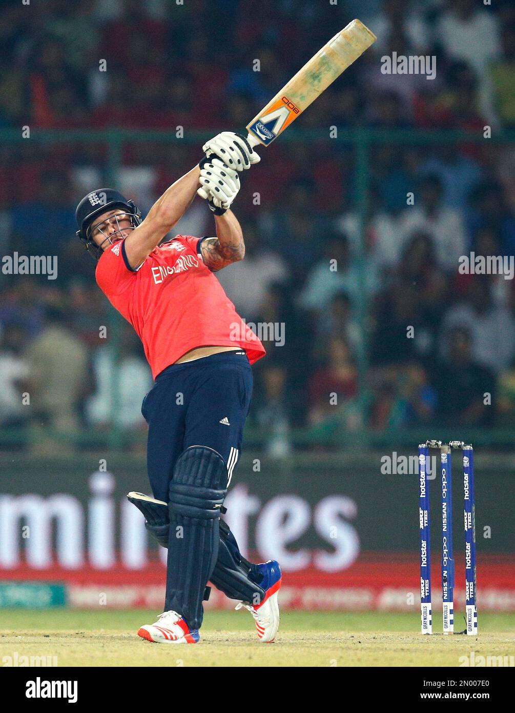 England's Jason Roy bats during their ICC World Twenty20 Cricket World ...
