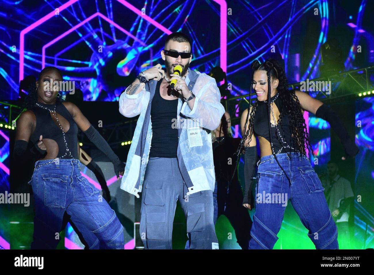 Leon, Mexico. 04 Feb 2023. Colombian Grammy nominee singer Manuel ...