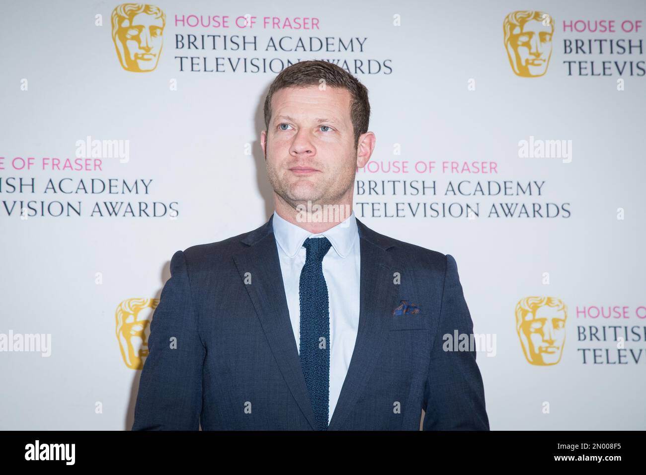TV presenter Dermot O'Leary poses for photographers during a photocall ...