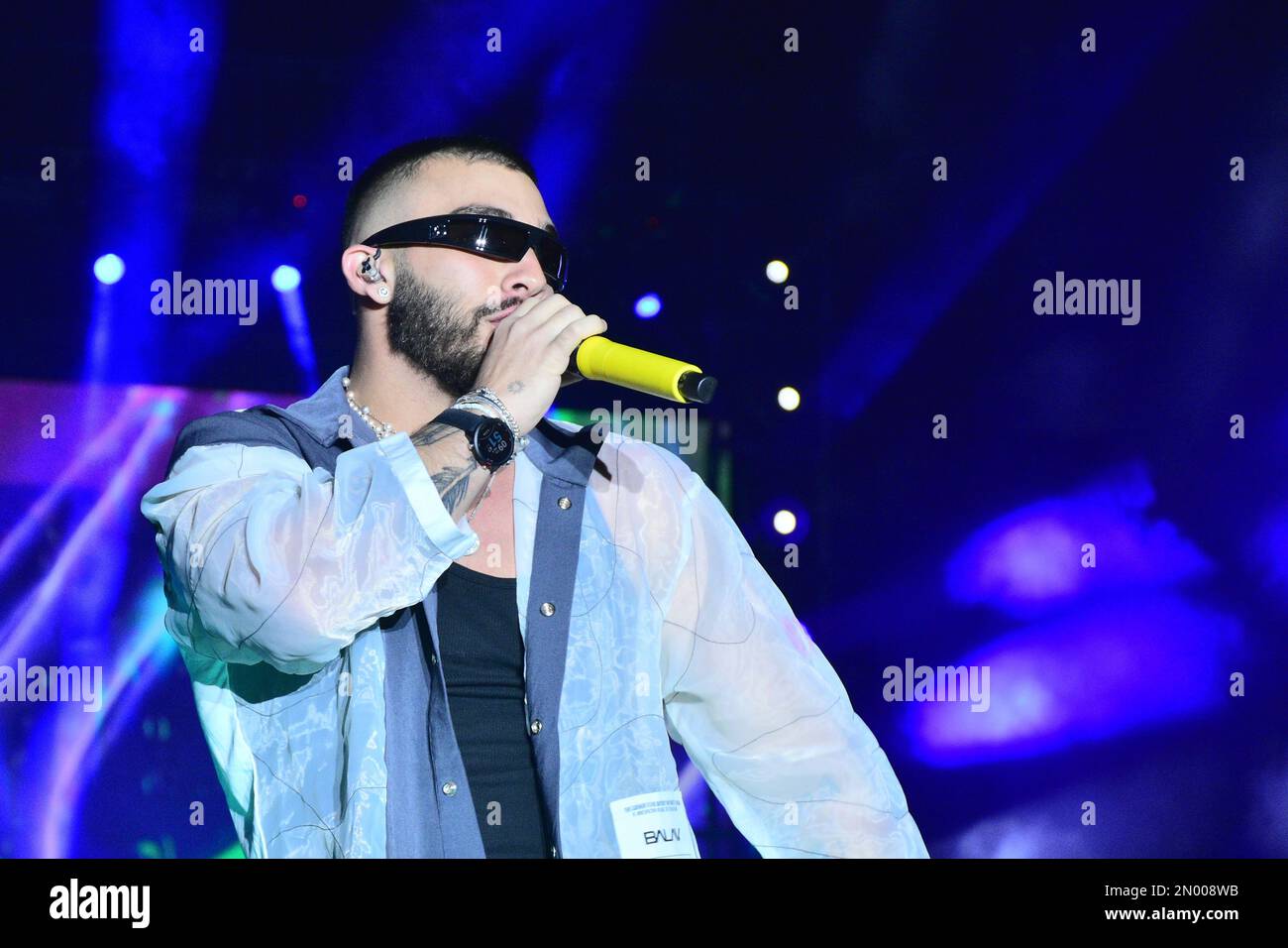 Leon, Mexico. 04 Feb 2023. Colombian Grammy nominee singer Manuel ...