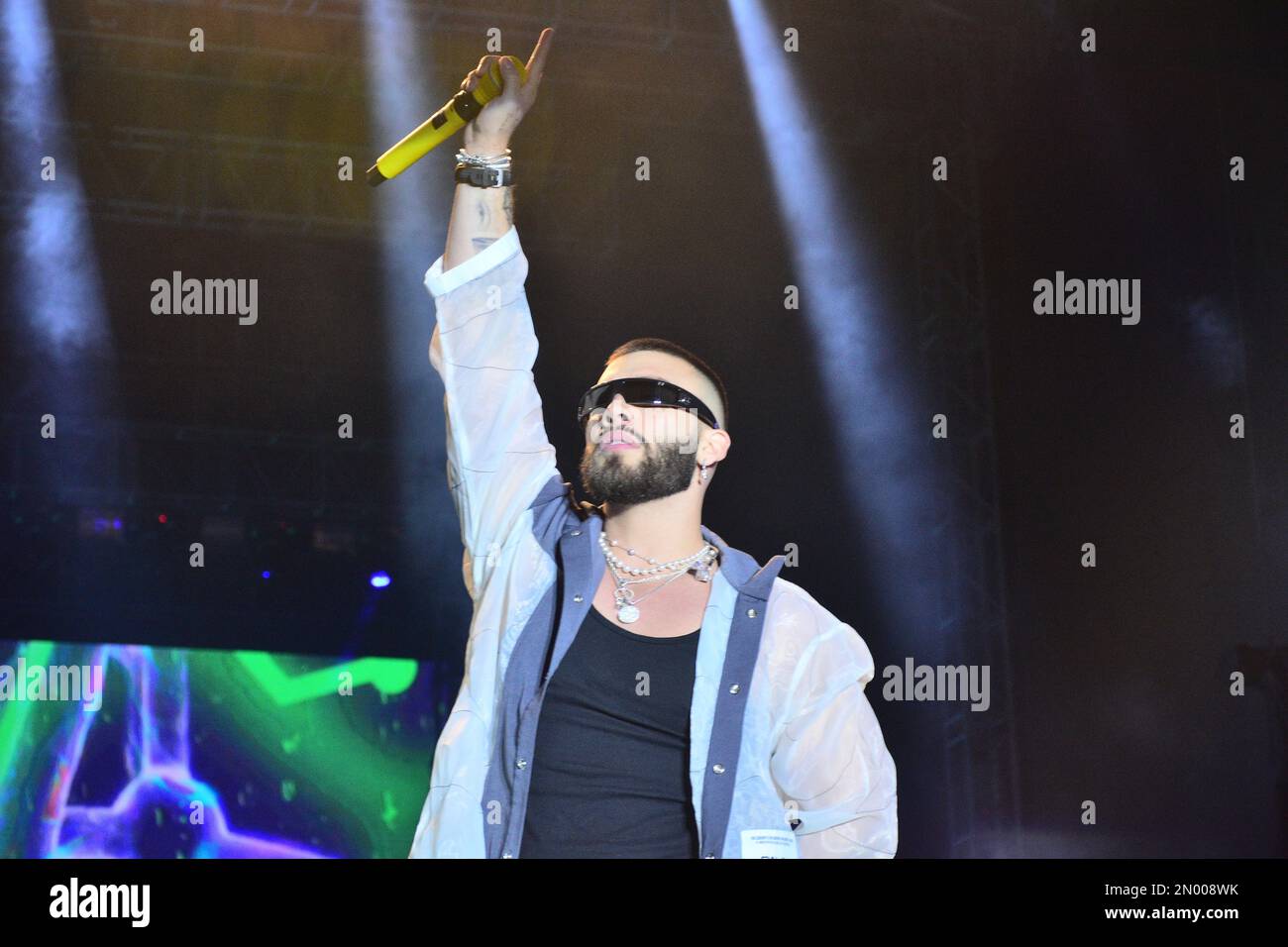 Leon, Mexico. 04 Feb 2023. Colombian Grammy nominee singer Manuel ...