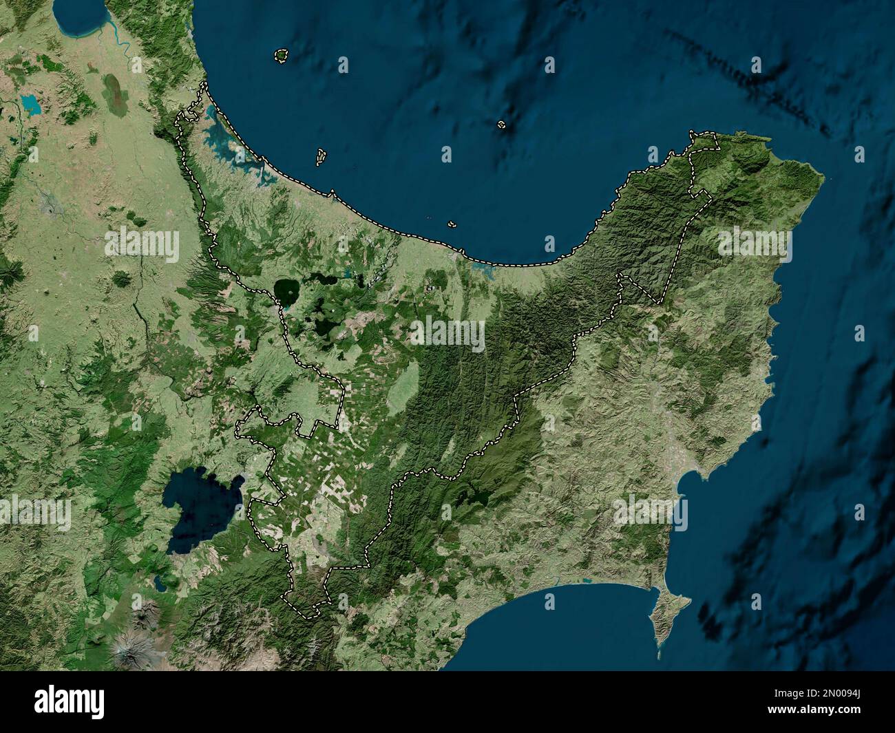 Bay of Plenty, regional council of New Zealand. High resolution ...