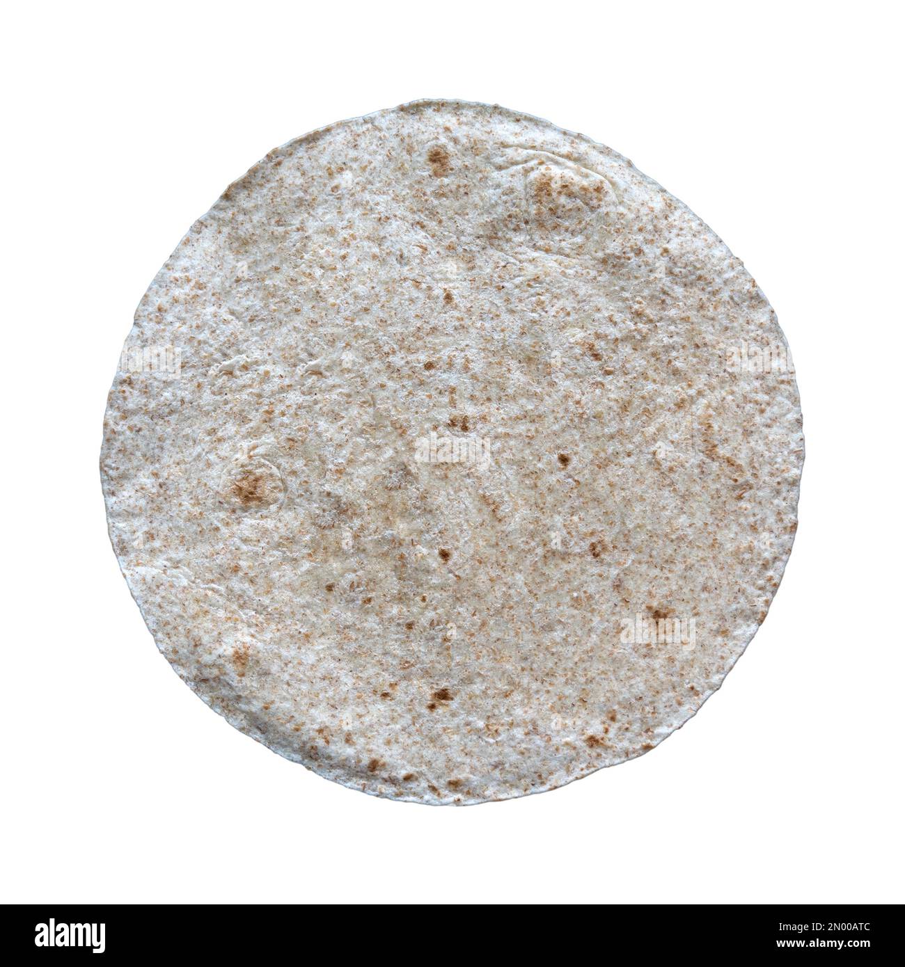 Wholegrain wraps isolated on a white background Stock Photo - Alamy