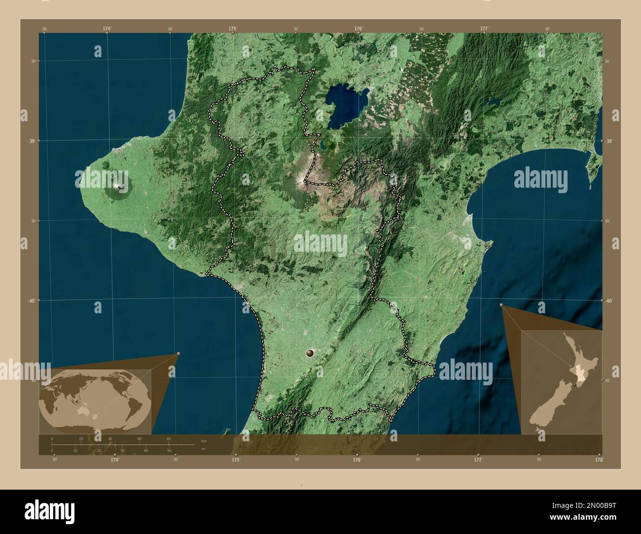 Manawatu-Wanganui, regional council of New Zealand. Low resolution ...