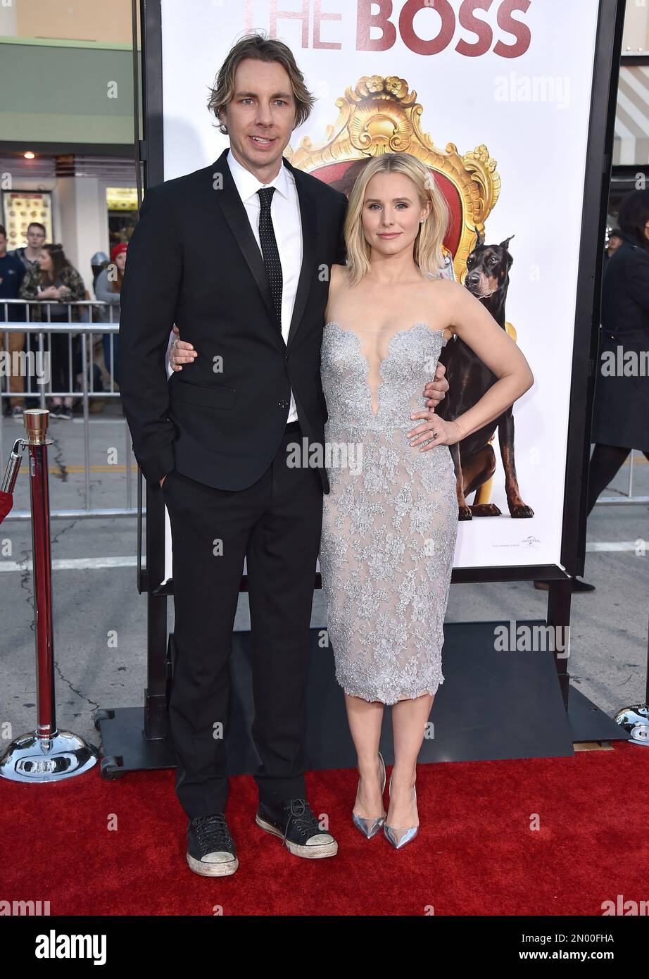 Dax Shepard, left, and Kristen Bell arrive at the world premiere of ...