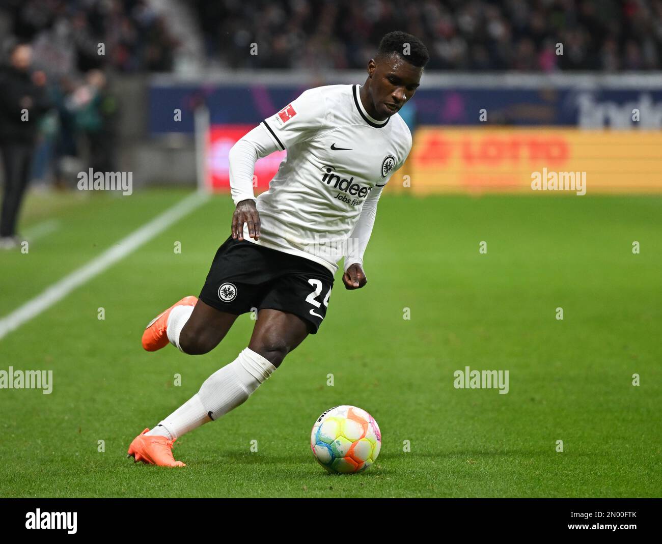 04 February 2023, Hesse, Frankfurt/Main: Soccer: Bundesliga, Eintracht ...