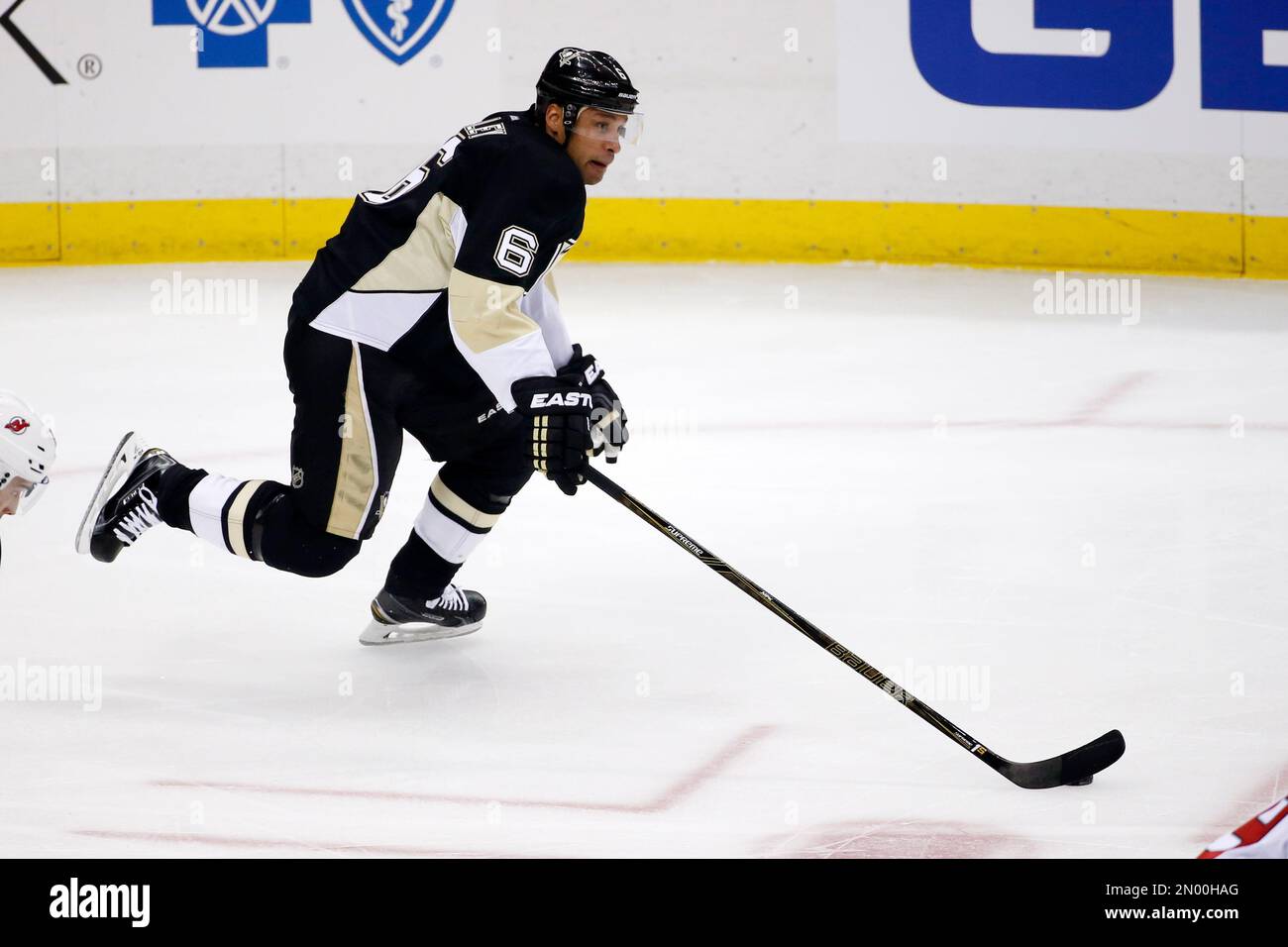Pittsburgh Penguins defenseman Trevor Daley (6) plays during an NHL ...