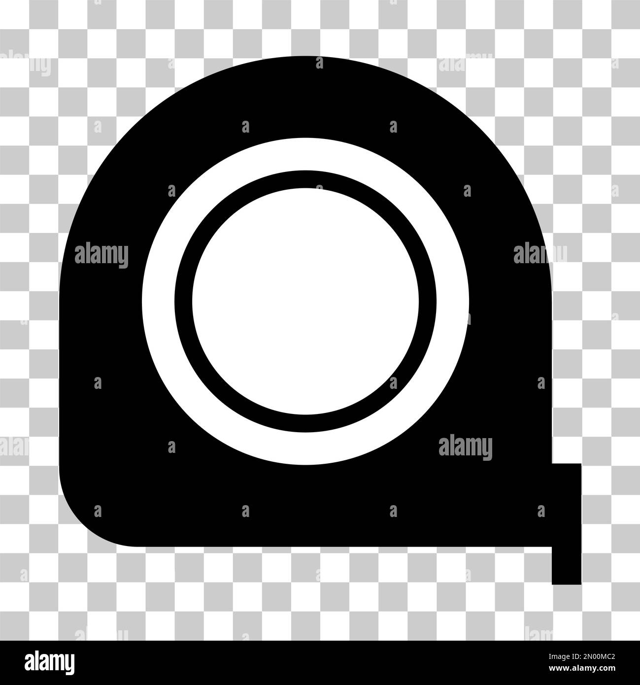 Measurement tape icon, measure tool concept design symbol, instrument ...