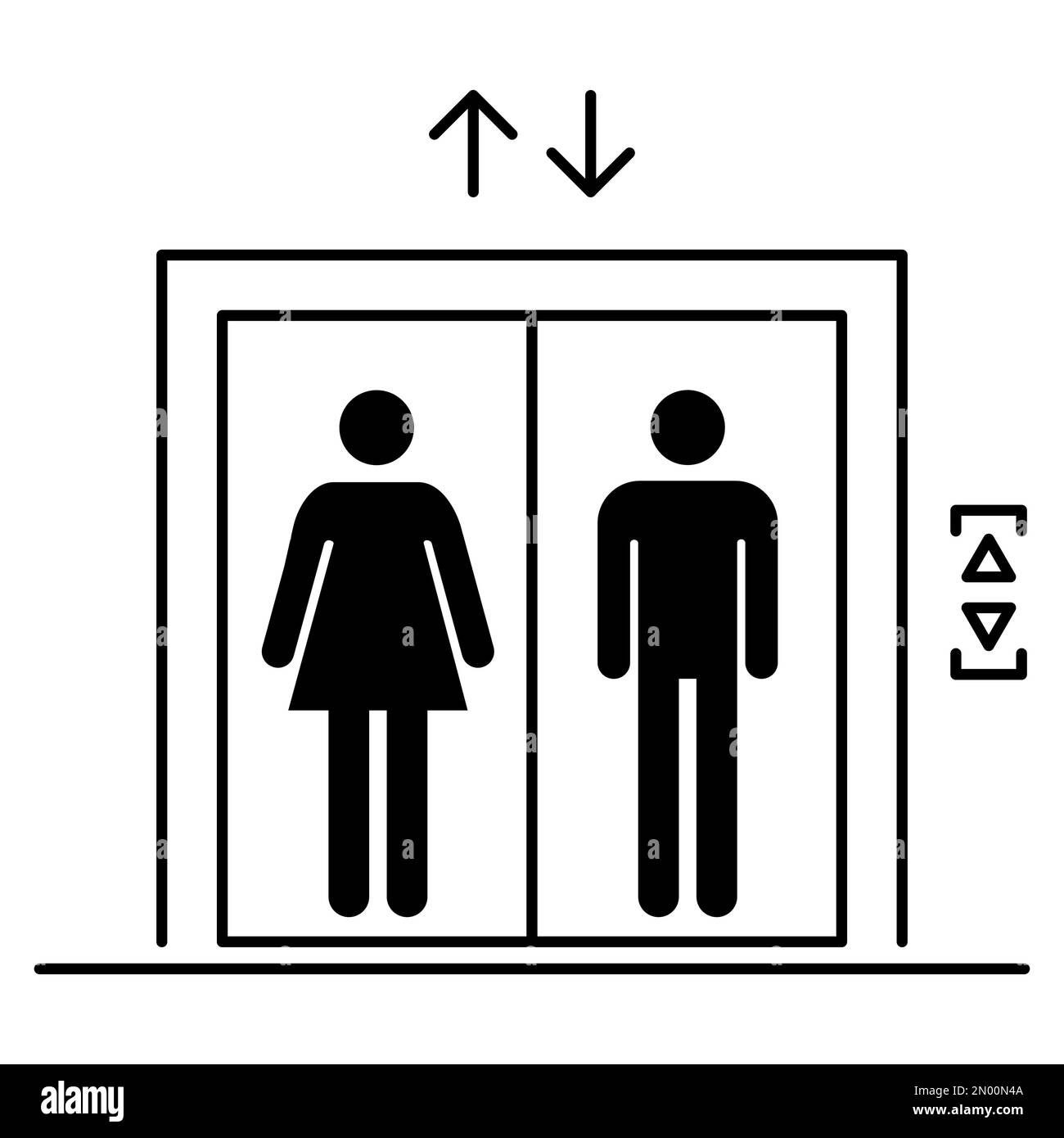 Elevator Symbol Vector