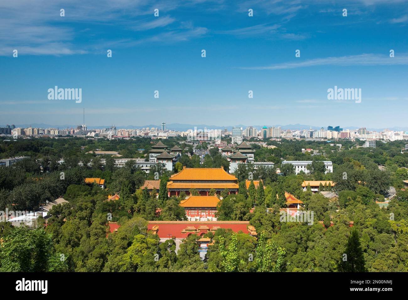 Central axis of Beijing Stock Photo - Alamy