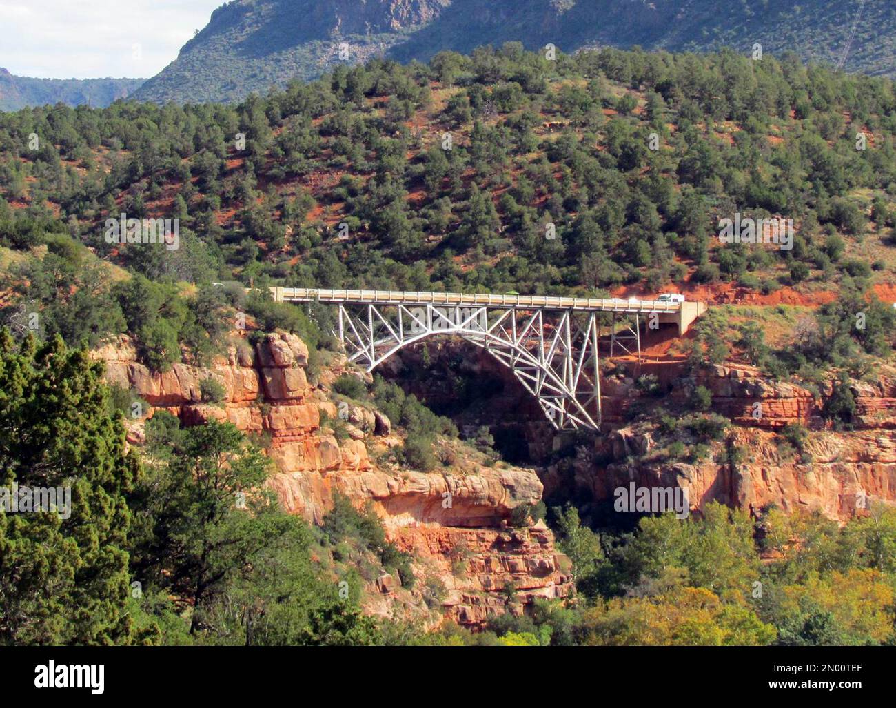 This undated photo shows Midgley Bridge in Sedona, Ariz. The bridge on ...