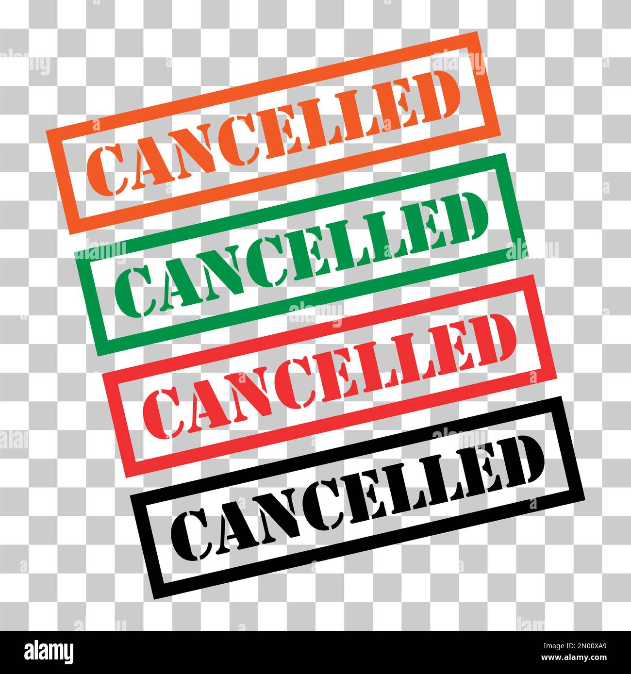Canceled badge Stock Vector Images - Alamy