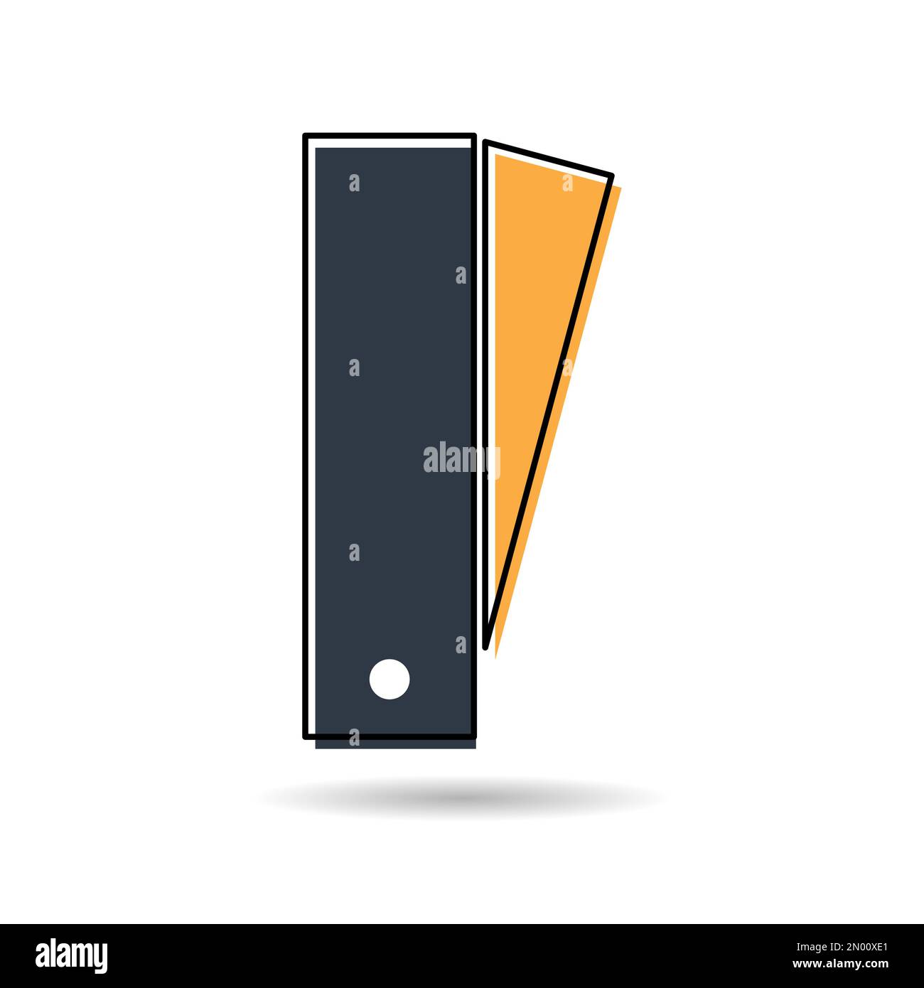 Pantone color icon shadow, colorful graphic catalog symbol, color ...