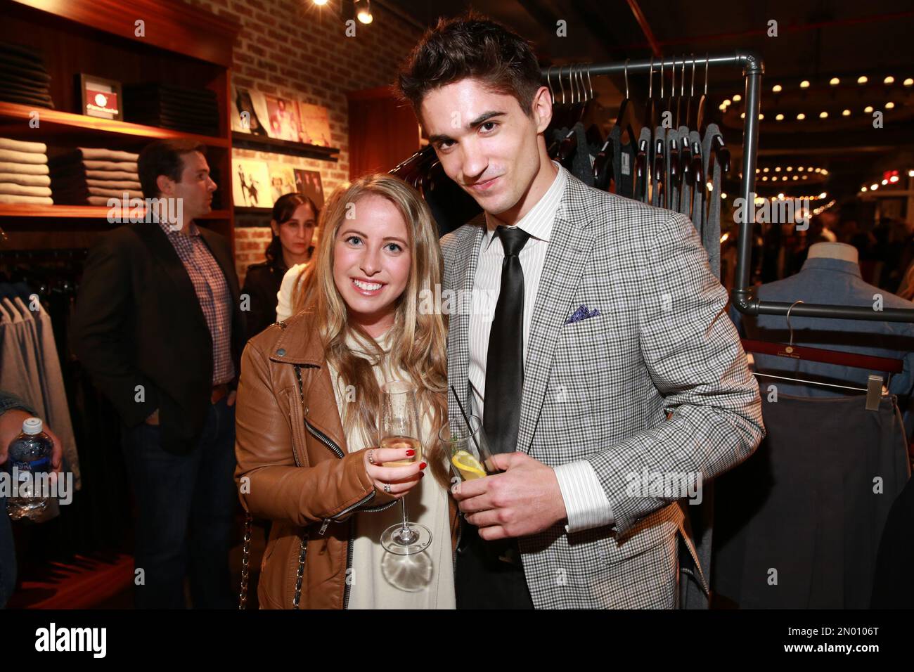 Danielle Siegel and William Taylor seen at the Leyton Astor Grand ...