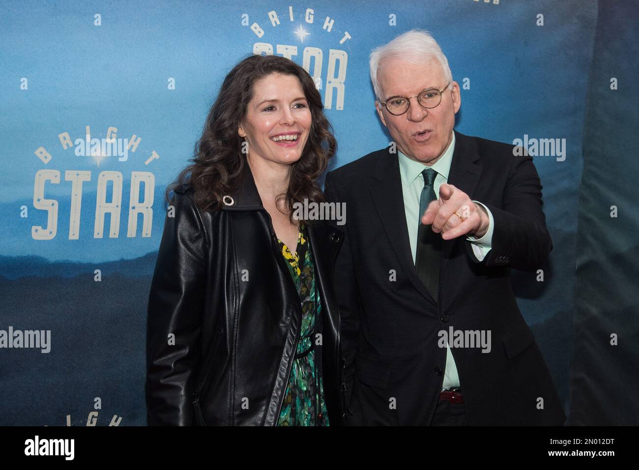 Edie Brickell and Steve Martin attend the Broadway opening night of ...