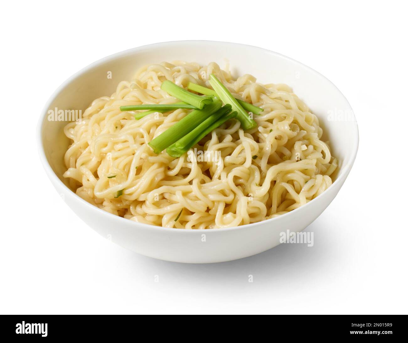 bowl of boiled noodles isolated on white background Stock Photo - Alamy