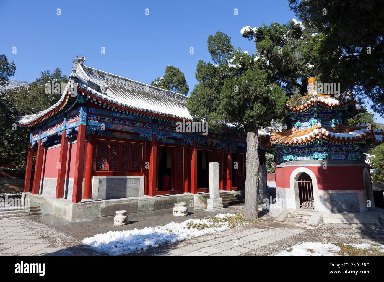 Beijing xiangshan green cloud temple Stock Photo - Alamy