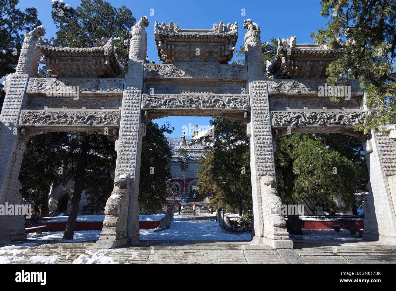 Beijing xiangshan green cloud temple Stock Photo - Alamy