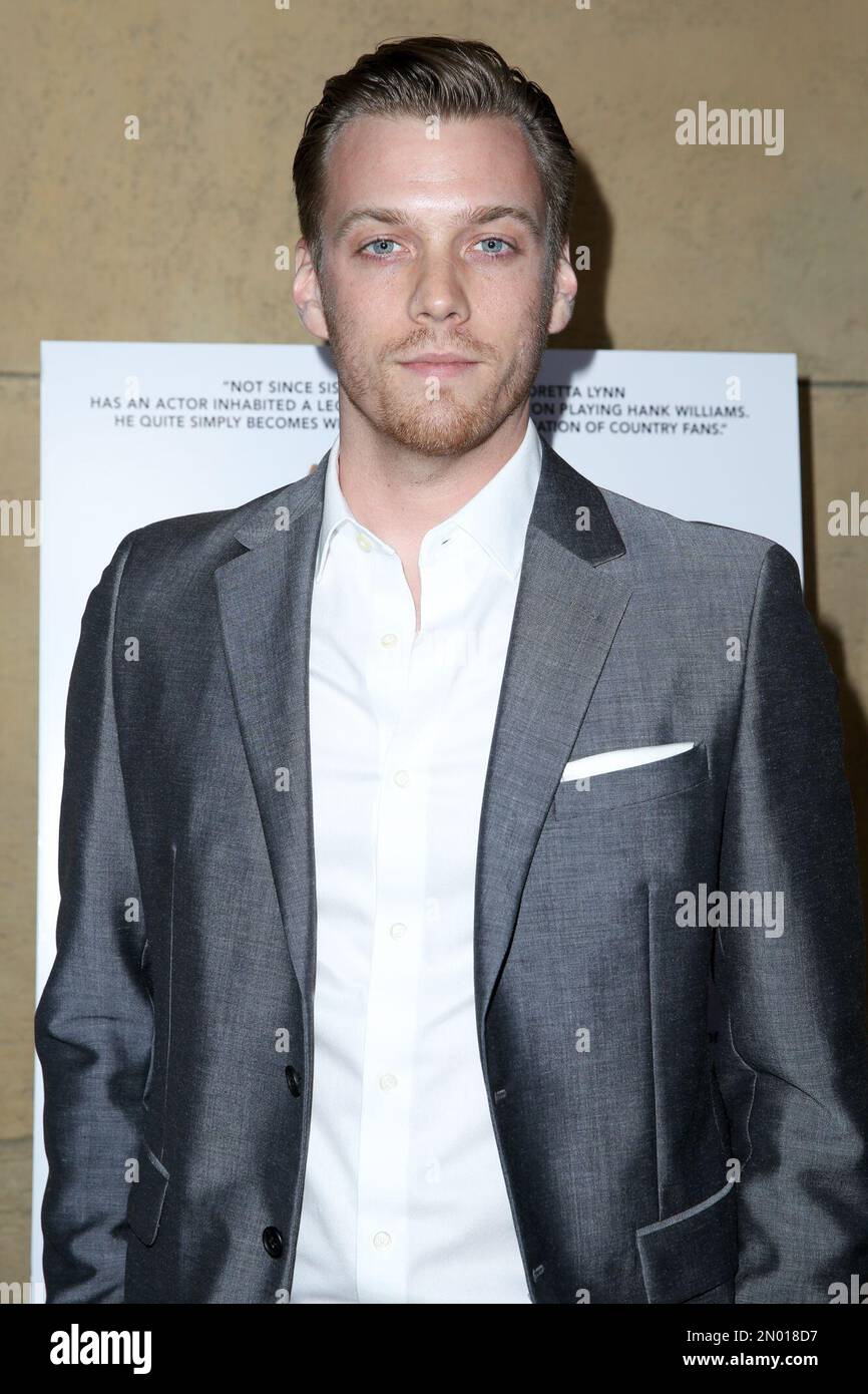 Jake Abel arrives at the LA Premiere of "I Saw the Light" at the ...